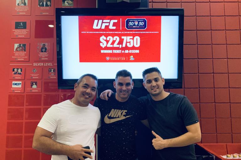 UFC And The Florida Panthers Foundation Team Up For 50/50 Raffle ...
