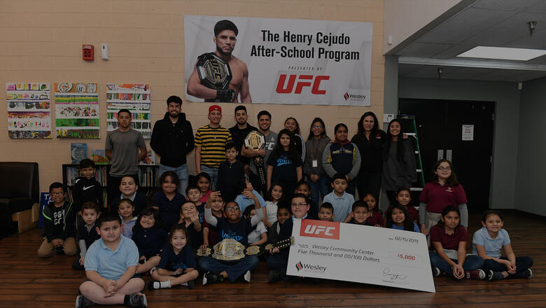 UFC Donates $5,000 To Phoenix Community Center | UFC
