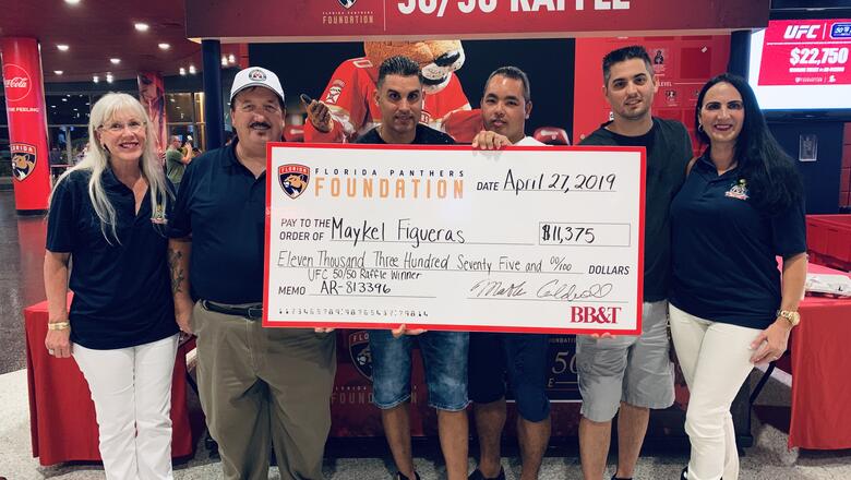 UFC And The Florida Panthers Foundation Team Up For 50/50 Raffle ...