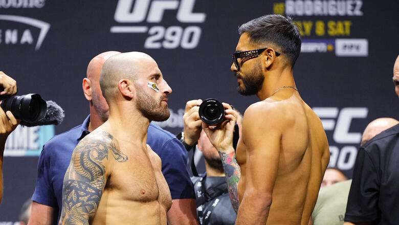 UFC 290 계체결과 | UFC