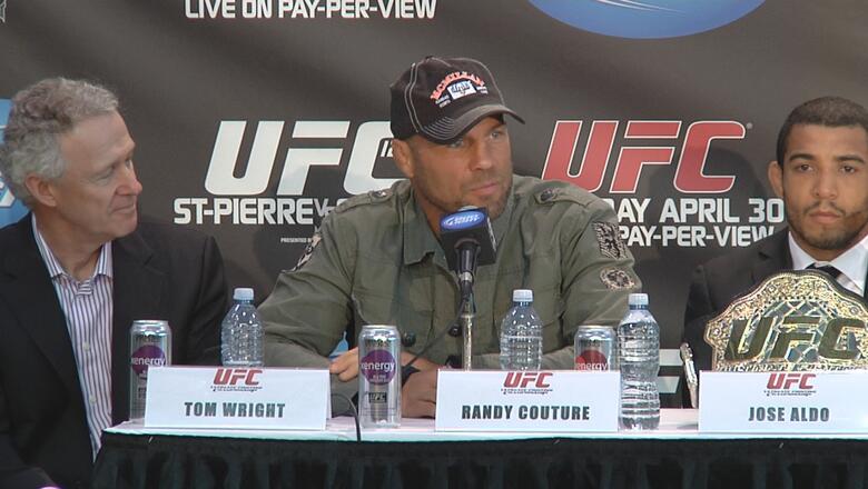 Couture gets out at the top | UFC