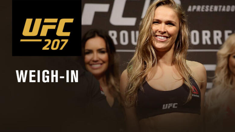 UFC 207: Nunes vs Rousey weigh-in results | UFC