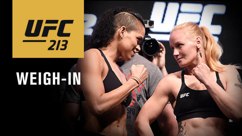 UFC 213 official weigh-in results | UFC