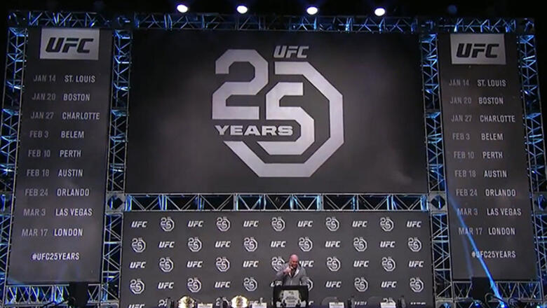 UFC unveils 25th anniversary logo | UFC
