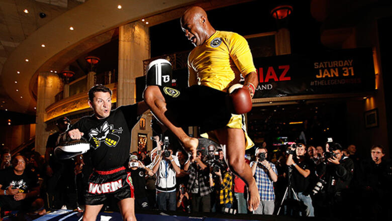 Anderson Silva Wows at UFC 183 Open Workout | UFC