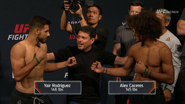 UFC Fight Night - Rodríguez vs Caceres: Resultados Pesaje Oficial | UFC