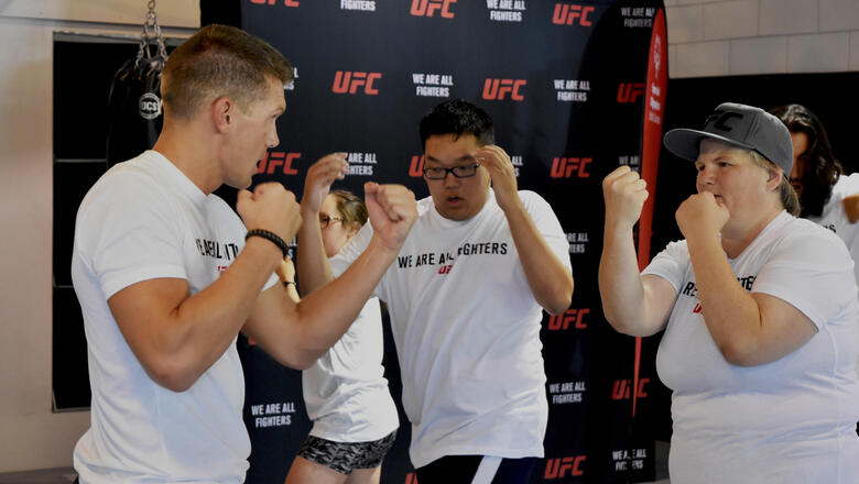 UFC stars train with Special Olympics British Columbia | UFC