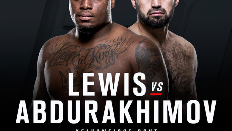 Lewis-Abdurakhimov Set for Main Event in Albany | UFC