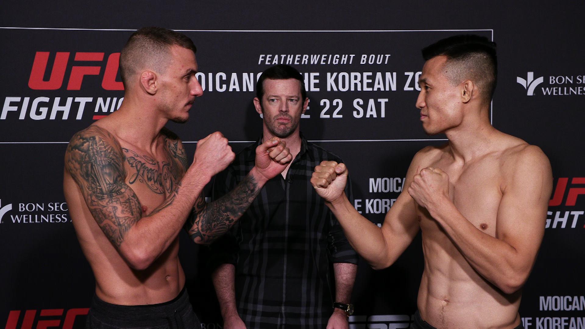 UFC Greenville: Weigh-in Faceoffs | UFC