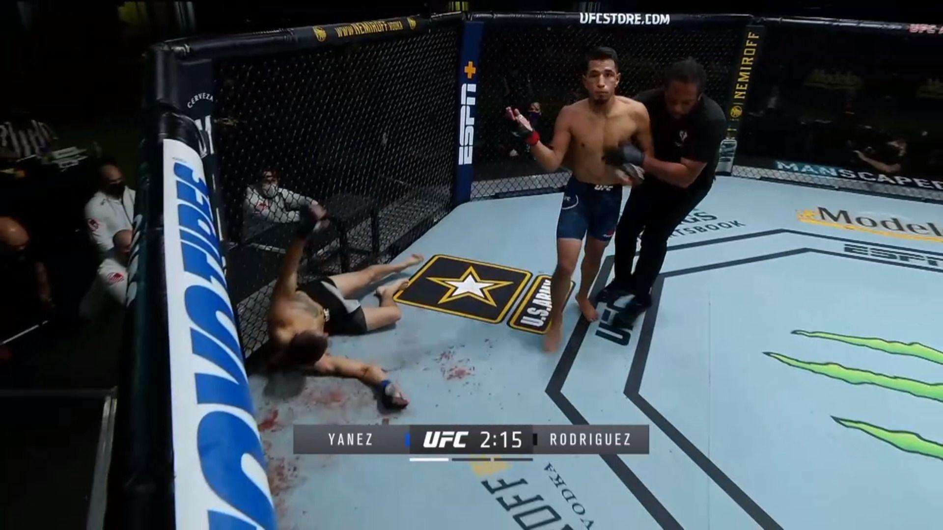 UFC Vegas 12: Adrian Yanez finds the KO in his Octagon debut | UFC