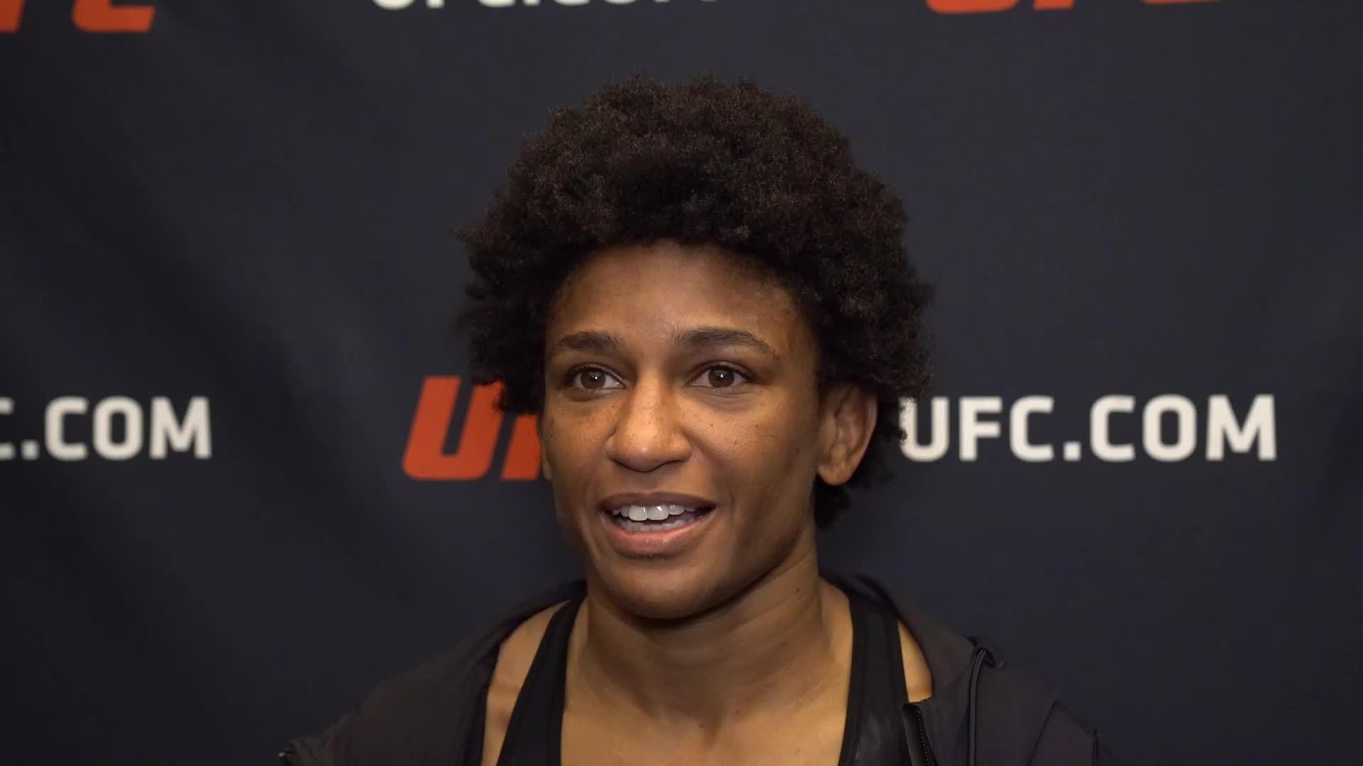Angela Hill Post-Fight Interview | UFC Fight Night: Edwards vs Muhammad ...