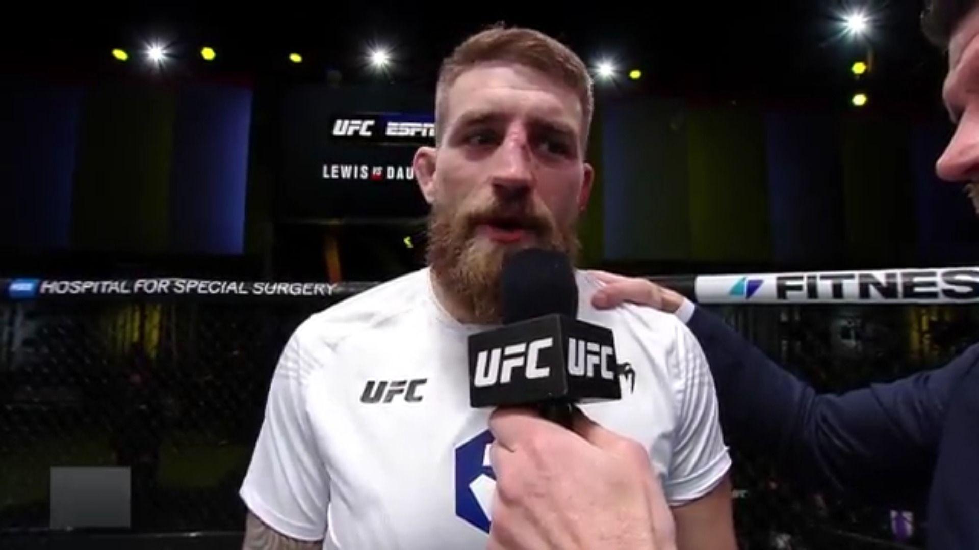 Chris Daukaus Octagon Interview | UFC FIGHT NIGHT: LEWIS VS DAUKAUS | UFC