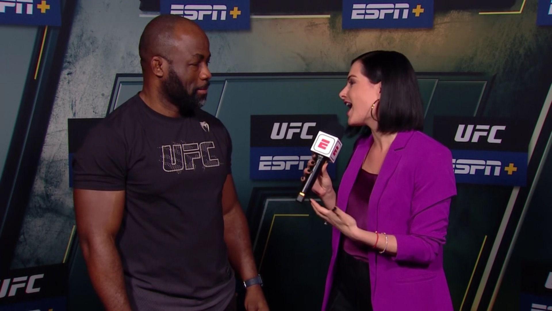 Gane's Coach Fernand Lopez Talks To Megan Olivi | UFC 270 | UFC