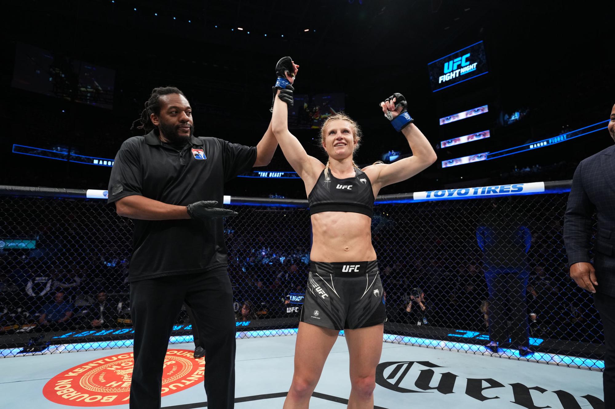 Manon Fiorot Octagon Interview | UFC Fight Night: Blaydes vs Daukaus | UFC