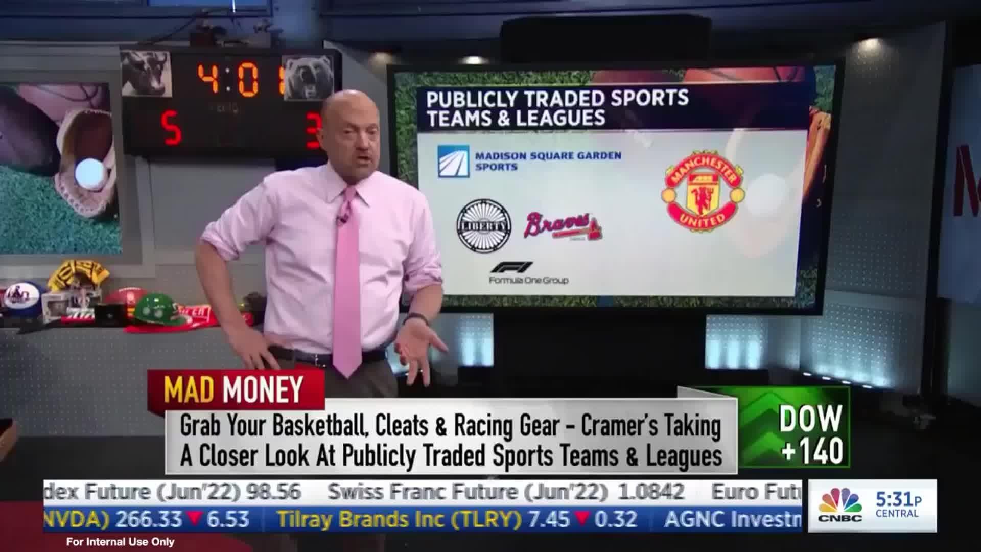 CNBC's Jim Cramer discusses Endeavor stock performance and potential | UFC