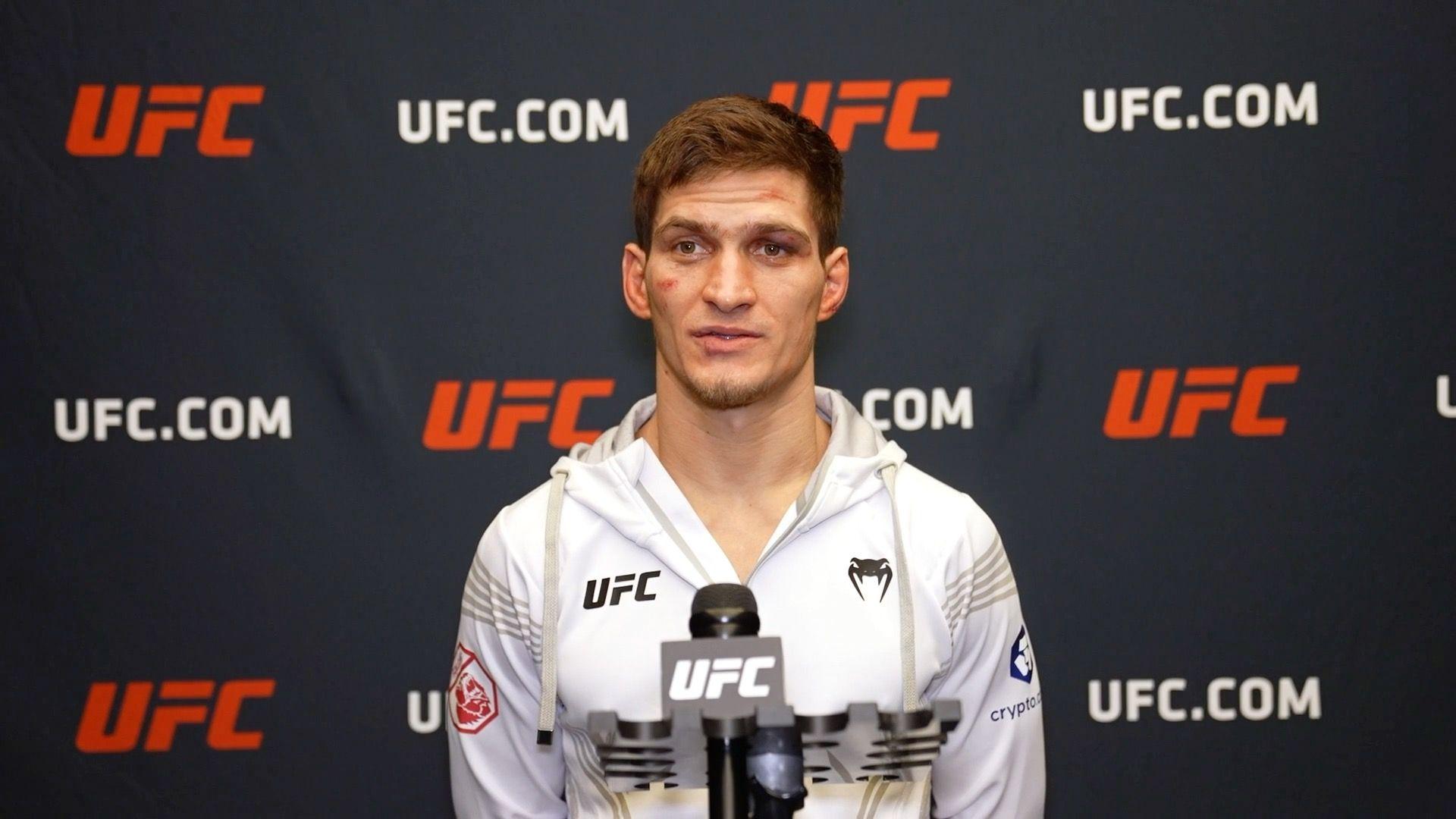 Movsar Evloev Post-Fight Interview | UFC Fight Night: Volkov vs ...