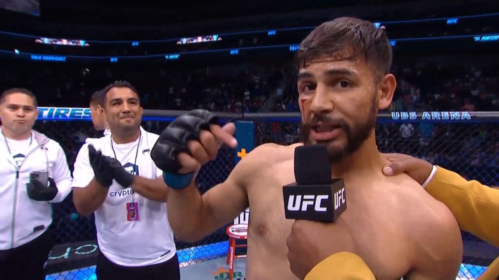 Yair Rodriguez Octagon Interview | UFC Fight Night: Ortega vs Rodriguez ...