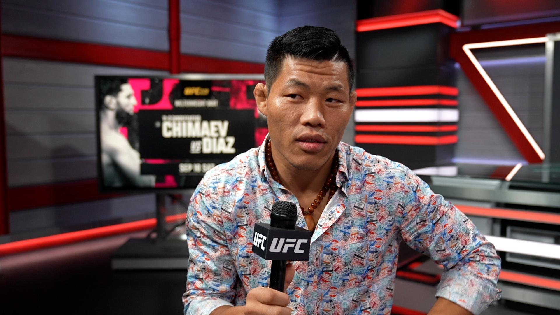 Li Jingliang Fight Week Interview | UFC 279: Diaz vs Ferguson | UFC