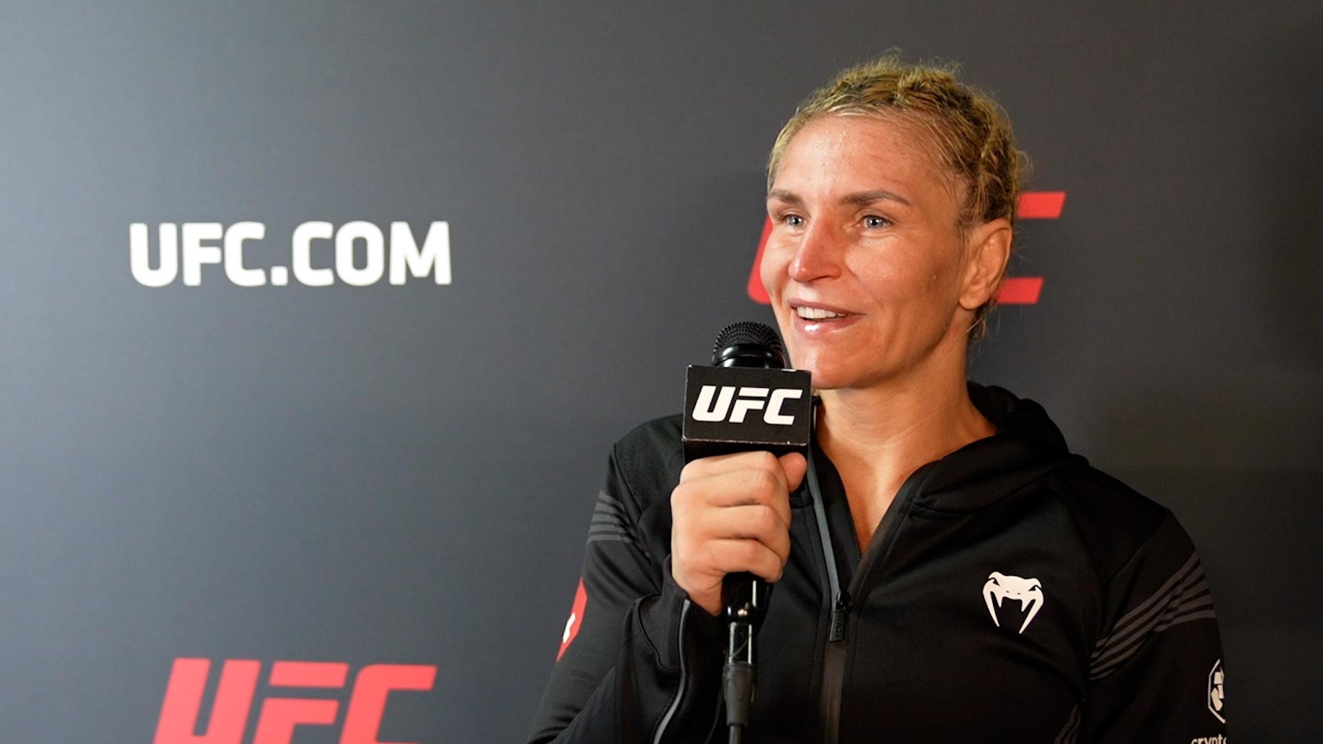 Stephanie Egger Post-Fight Interview | UFC Fight Night: Gane vs Tuivasa ...