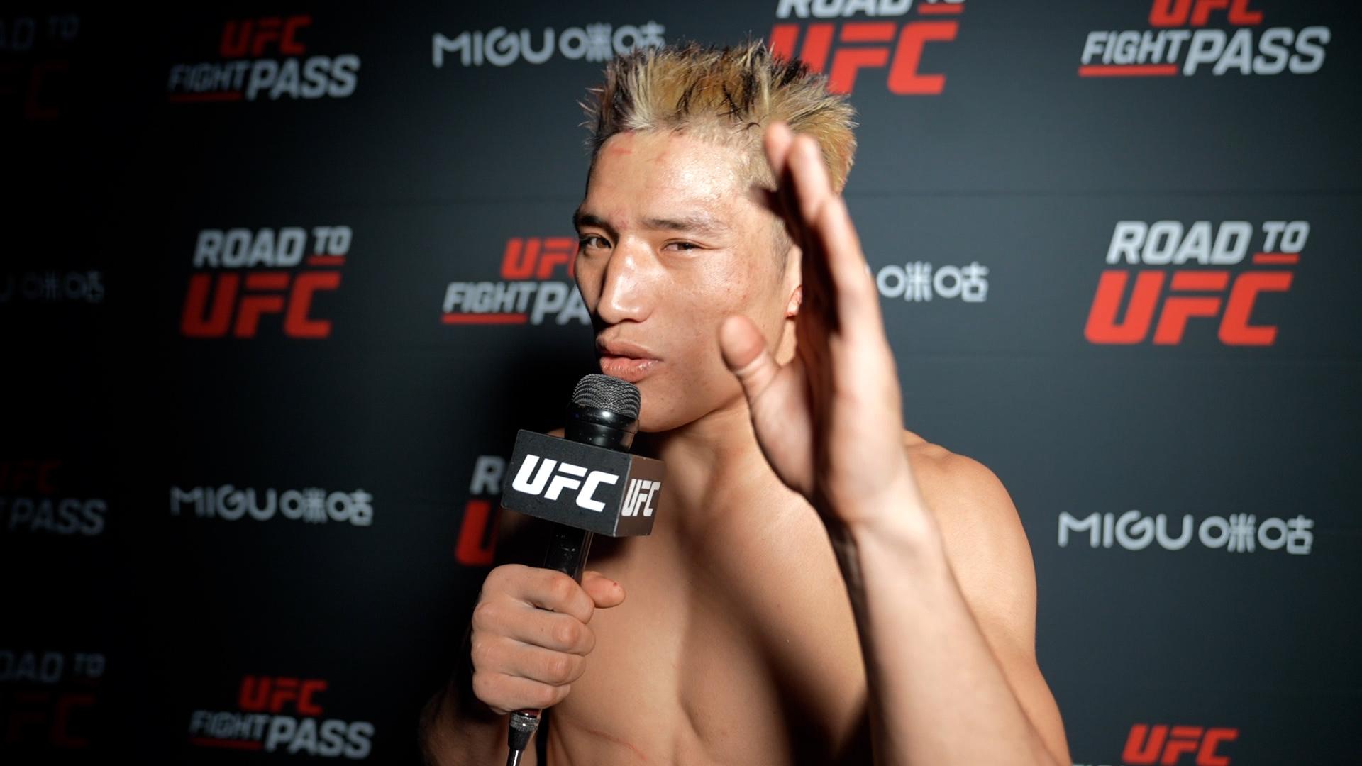 Yi Zha Post-Fight Interview | Road To UFC | UFC