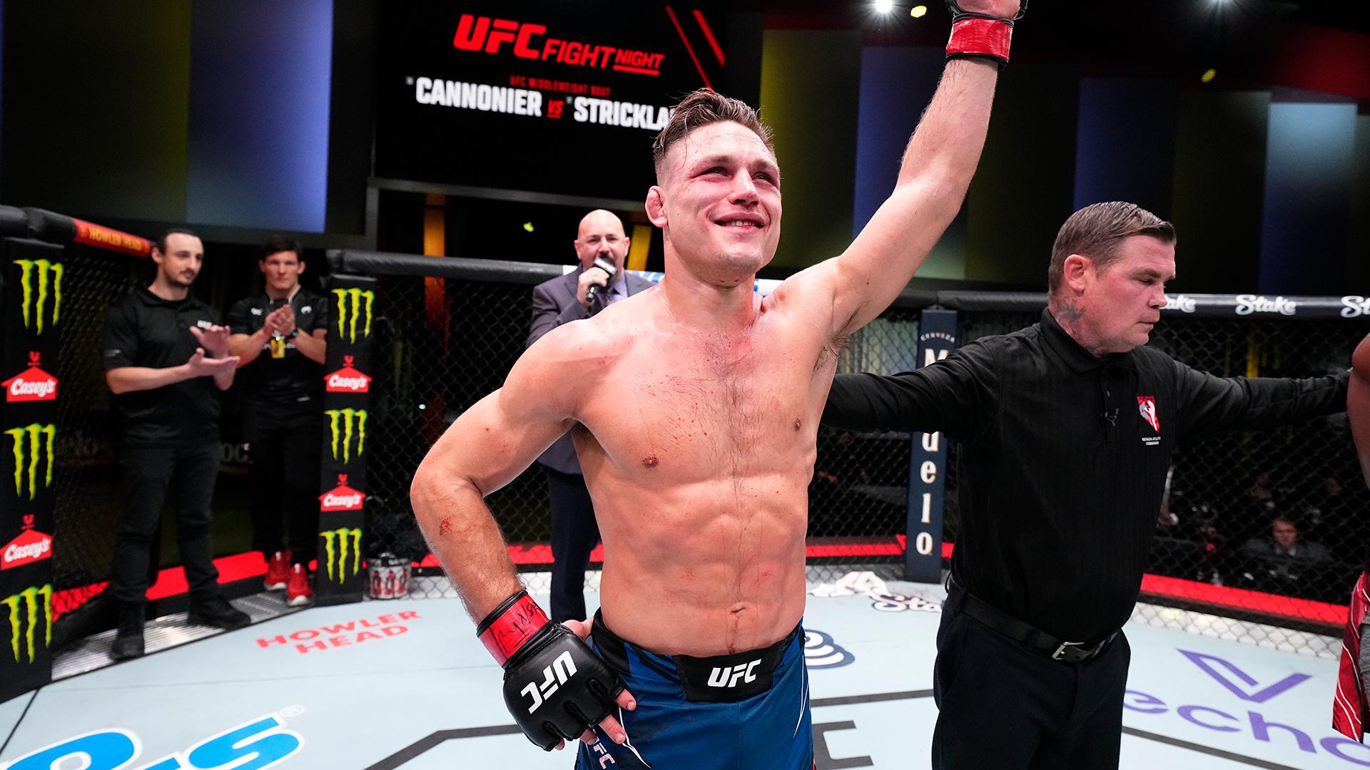 Drew Dober Octagon Interview | UFC Fight Night: Cannonier vs Strickland ...