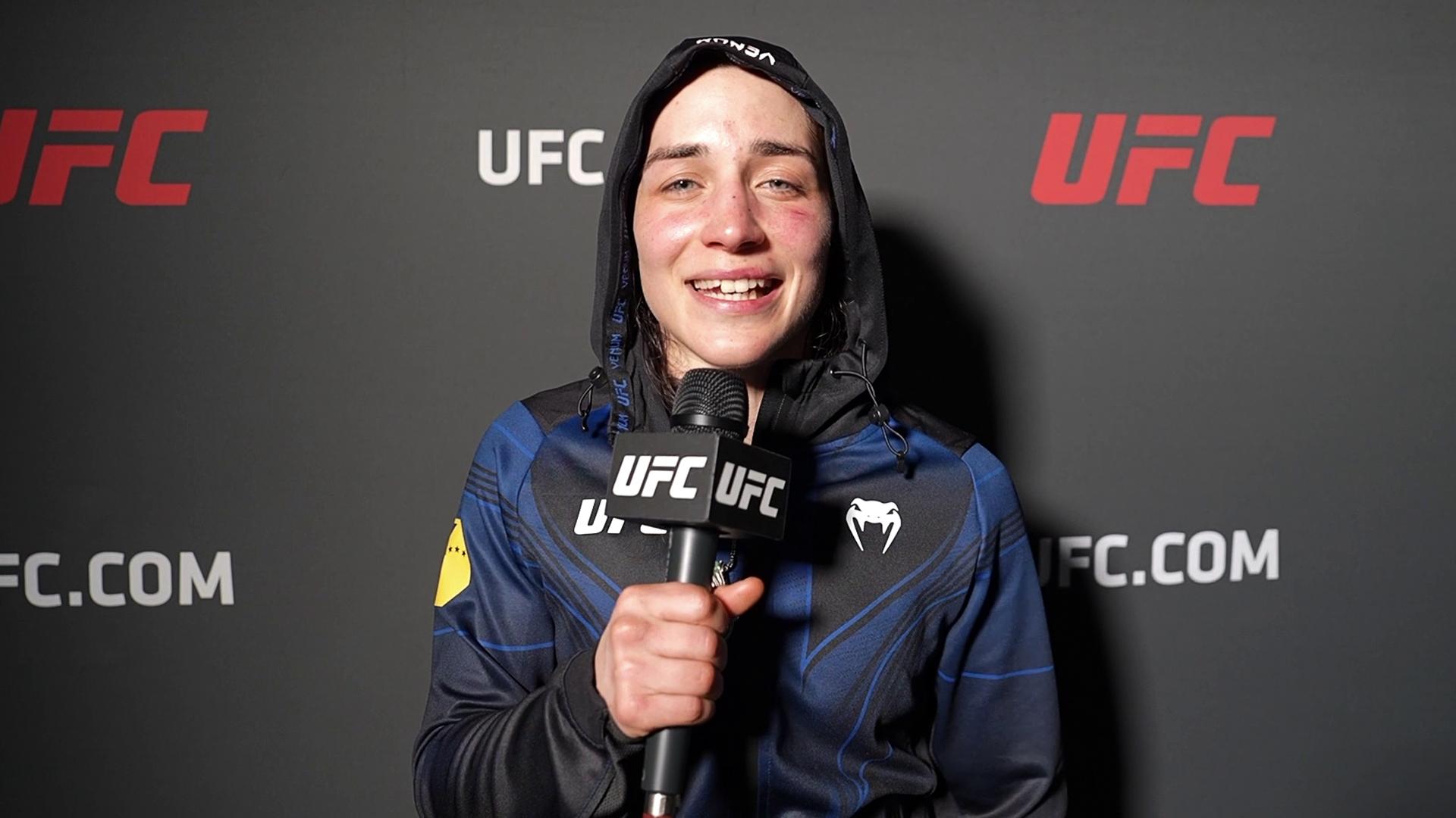 Veronica Hardy Post-Fight Interview | UFC 286 | UFC