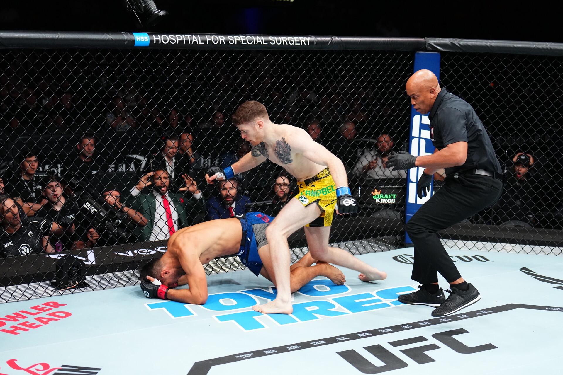 Charlie Campbell Finaliza En Su Debut | UFC