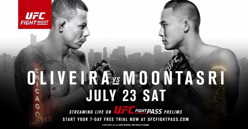 Fight Night Chicago : Le combat - Oliveira vs Moontasri | UFC