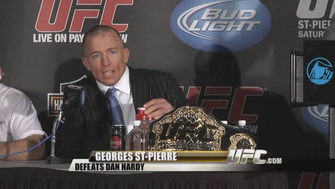 Hear from Georges St-Pierre at post-fight press conference | UFC
