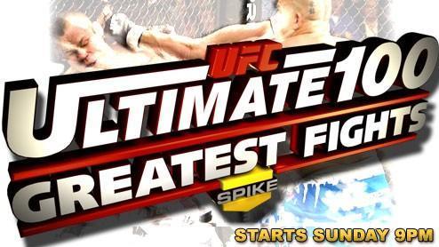 Begin the Count Down to the Greatest 100 UFC Fights of All Time Sunday ...