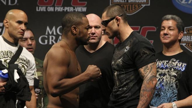 Smiles and shoves at the official UFC 108 weigh-in -- watch it here. | UFC