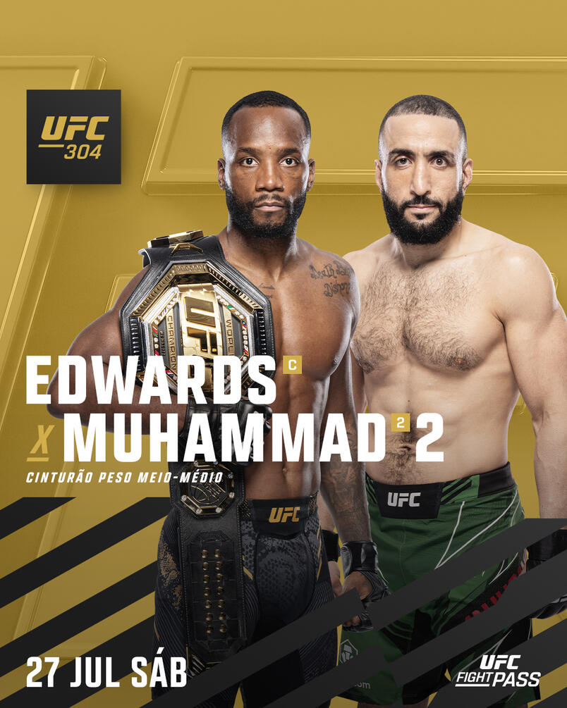 UFC 304 terá duas disputas de cinturão na Inglaterra | UFC